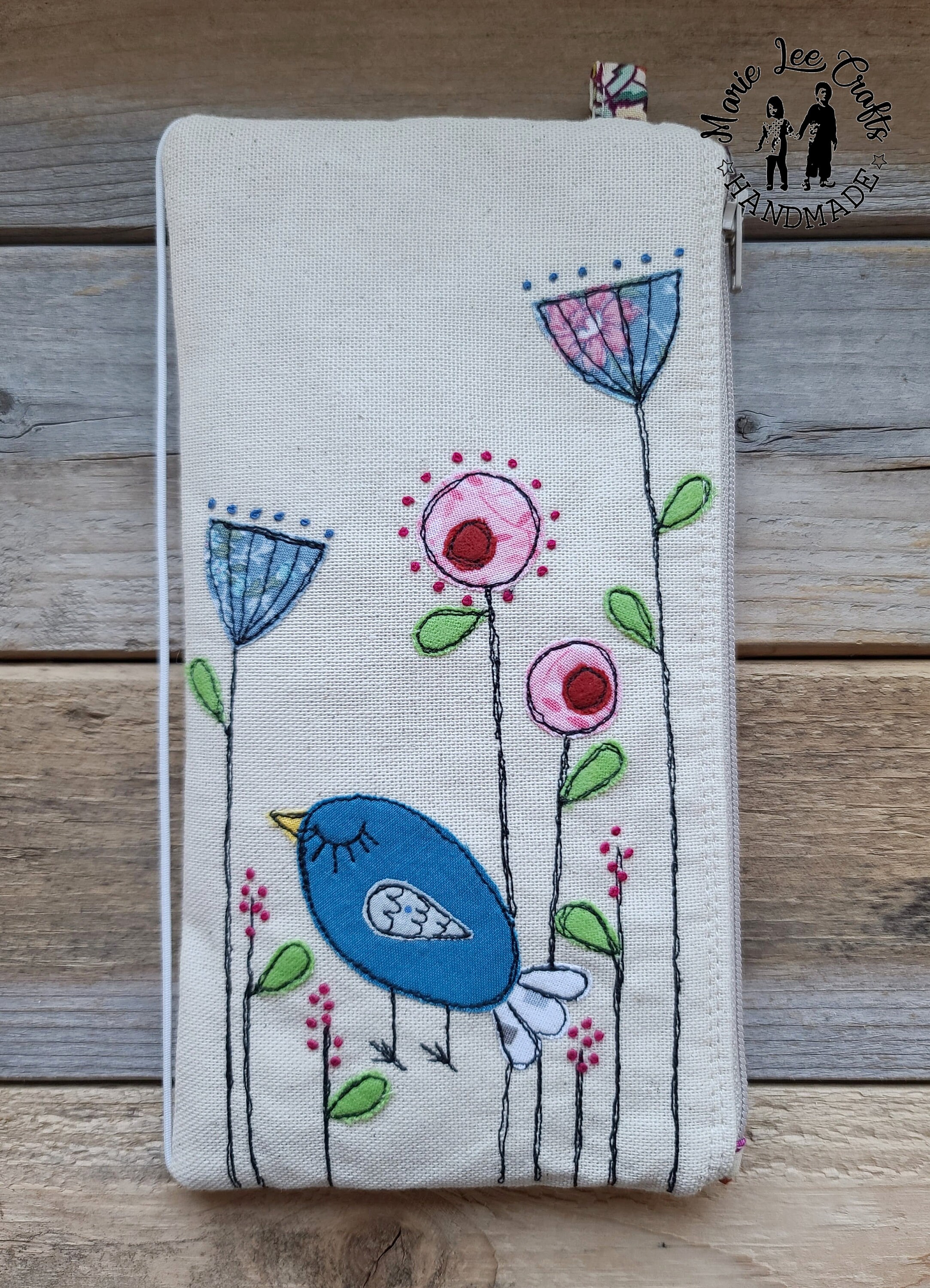 Sleeping Bird Zipper Pocket Insert for Travelers Notebookfree - Etsy