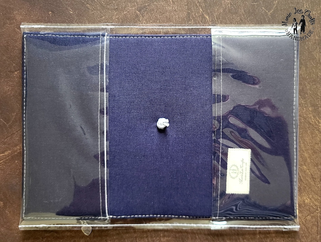 Clear Vinyl Cover Add-on for Marieleecrafts Fabric Notebooks - Etsy