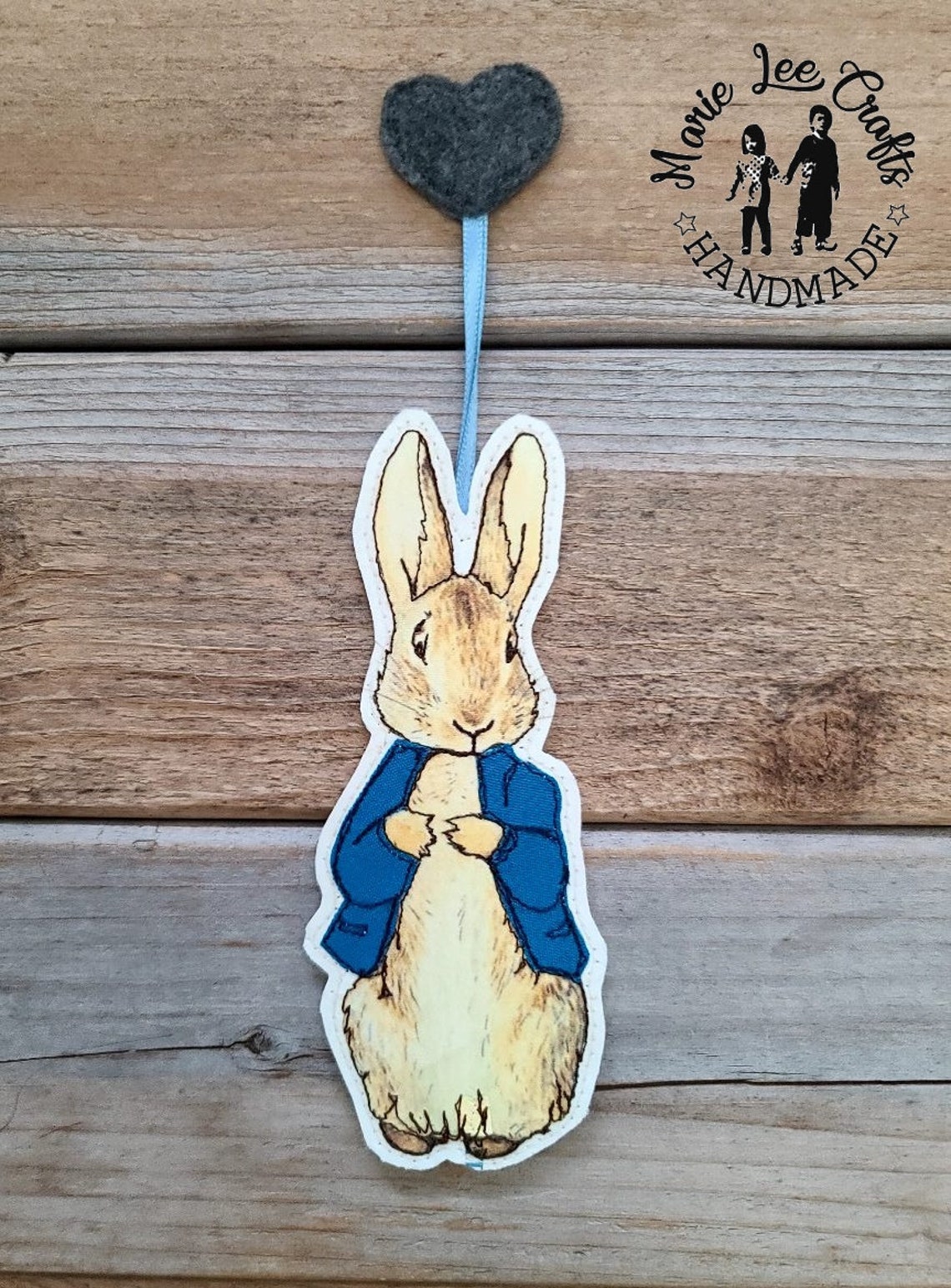 Peter Rabbit Fabric Bookmark by Beatrix Potter,custom Made Marker ...