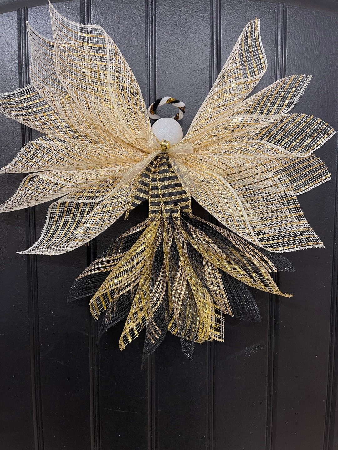 2023 New Years Angel Tree Topper, Auld Lang Syne Holiday Front Door ...