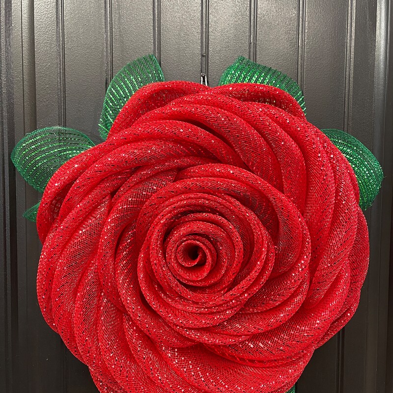 Deco Mesh Flower - Etsy