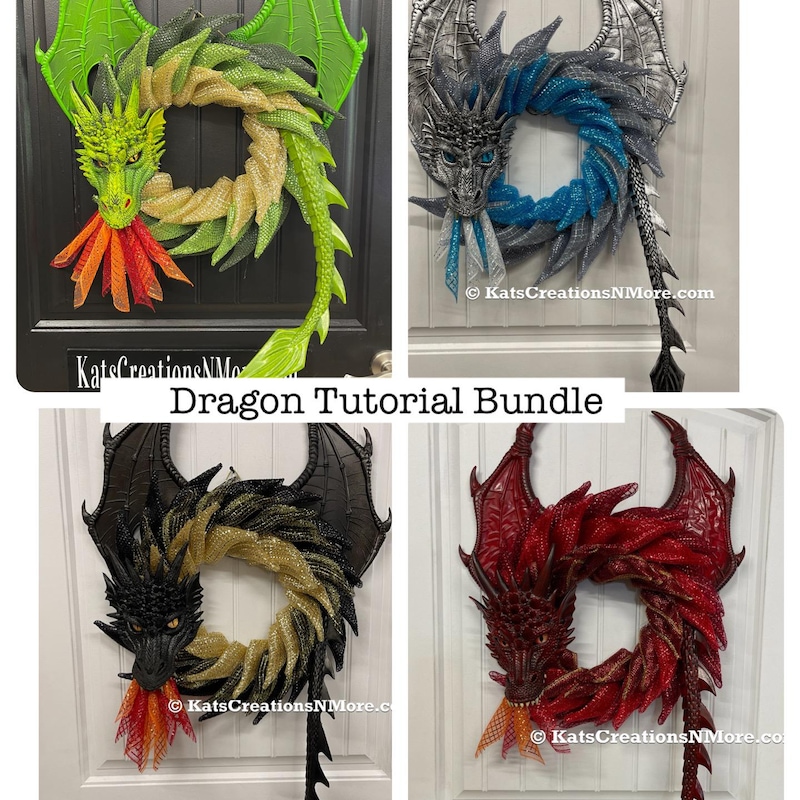 Outdoor Dragon Wreath - Etsy