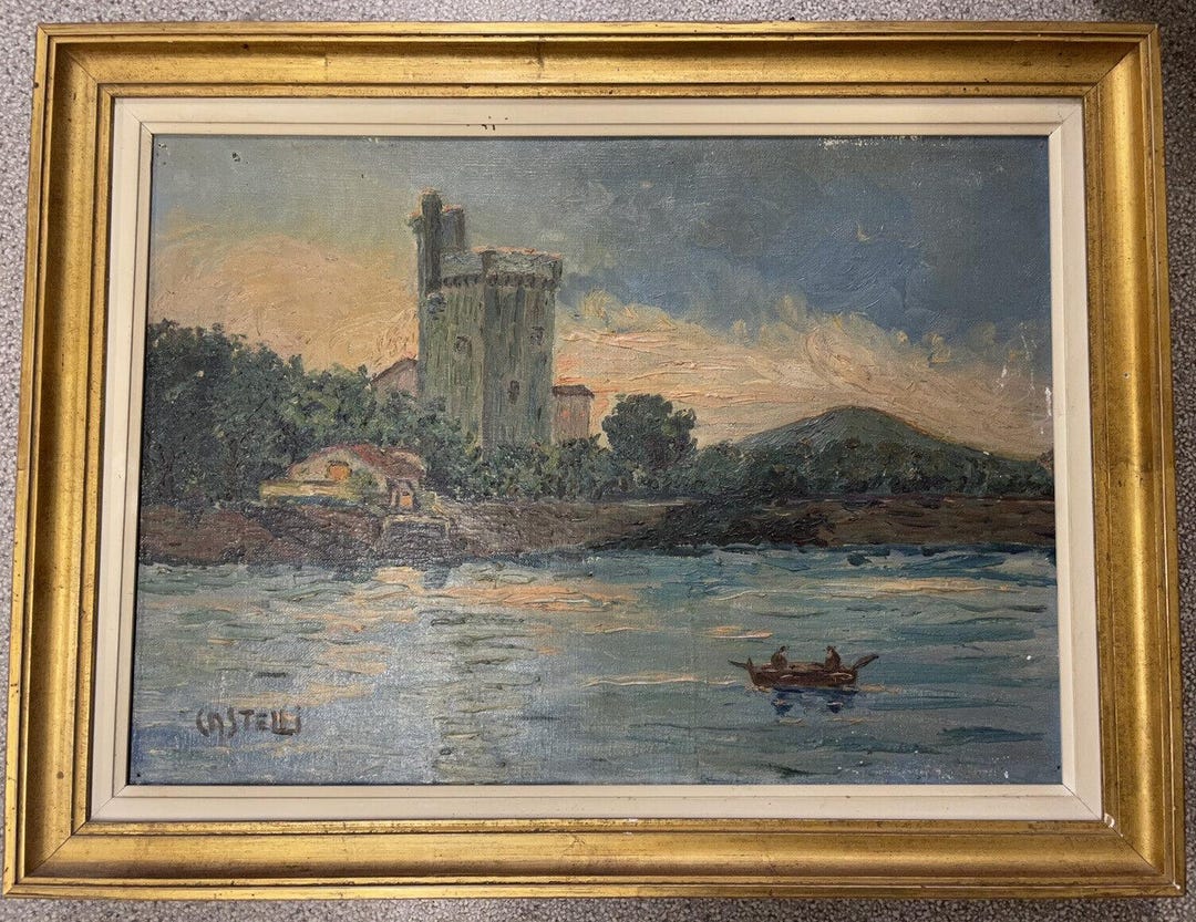 Stelli Clément Castelli Painting Villeneuve-lès-avignon HST Pont ...