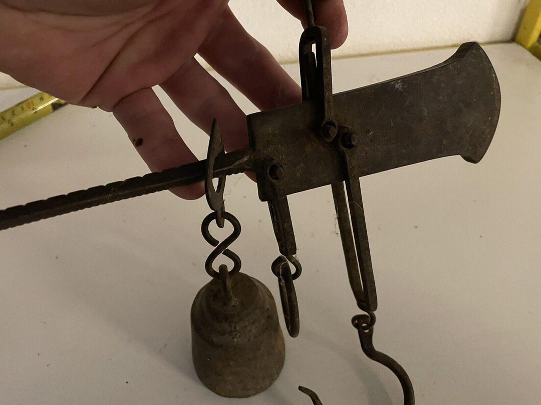 Roman Scales, 19th Century, Wrought Iron, Antique French Weighing Scale ...