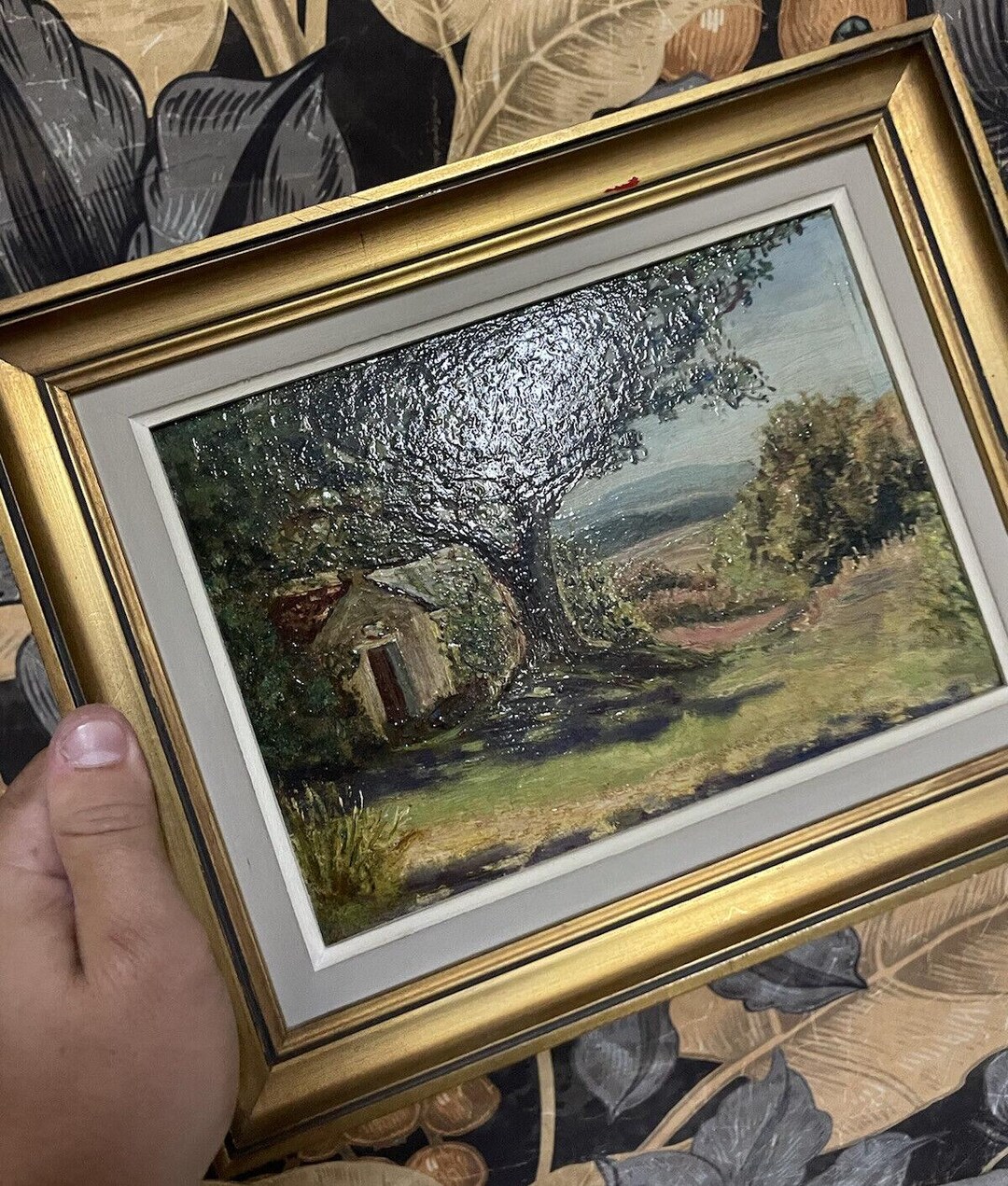 Antique Painting 19th Century Napoleon III Oil on Canvas Landscape ...