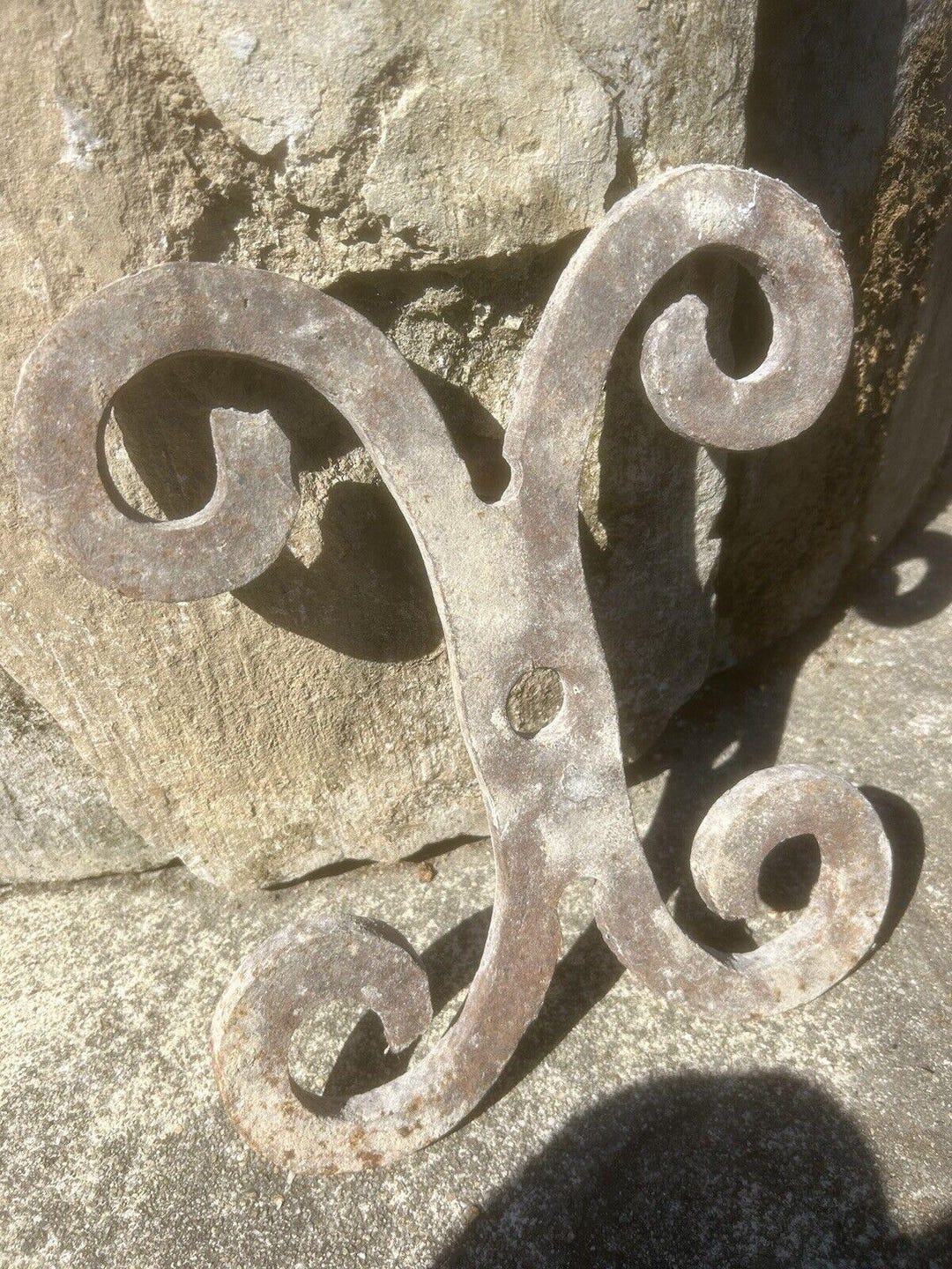 Anchor Tie Rod Facade Link Wrought Iron Old 19th 18th Century Castle ...