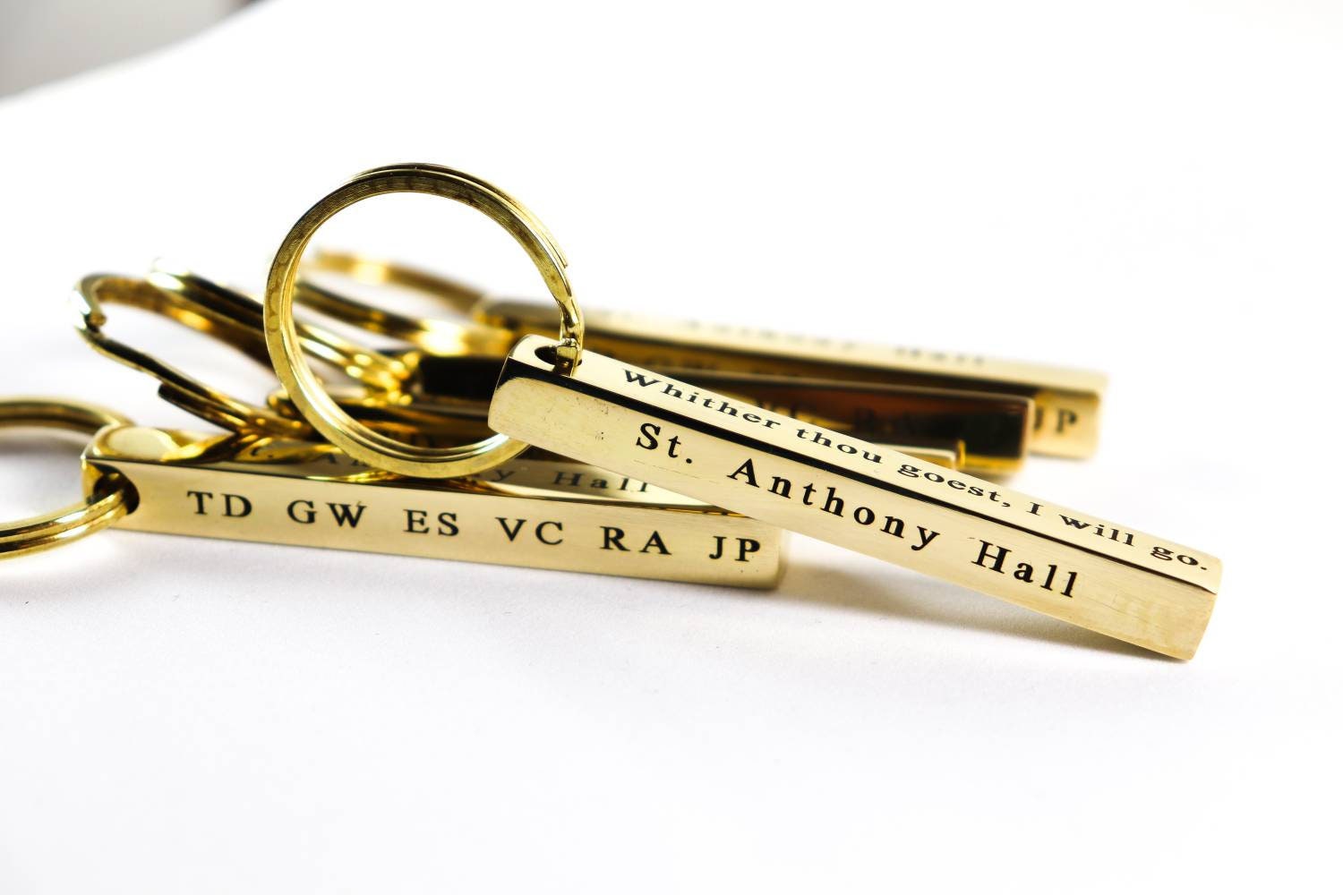 Custom Engraved KeychainPersonalized Keychain Custom Logo | Etsy