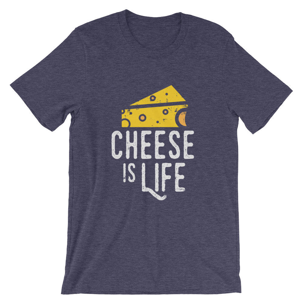 Cheese is Life T-shirt Cute Dairy Farm Tee Wisconsin - Etsy
