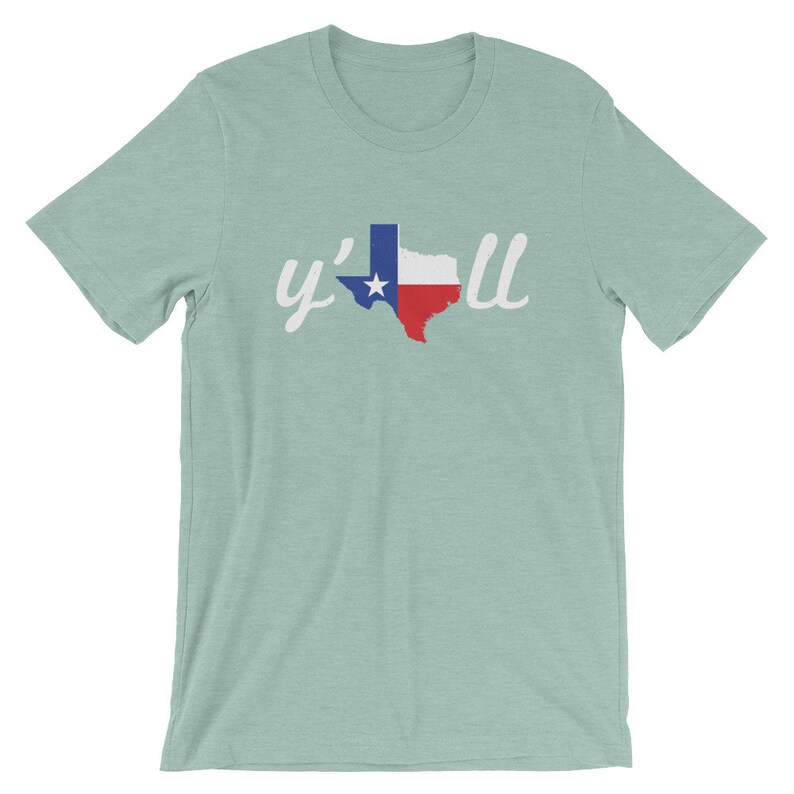 Y'all Texas Cute State Flag Southern Drawl - Etsy