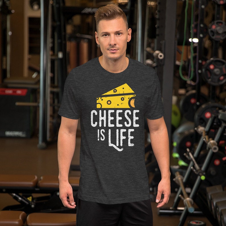 Cheese Is Life T-Shirt Cute Dairy Farm Tee Wisconsin | Etsy