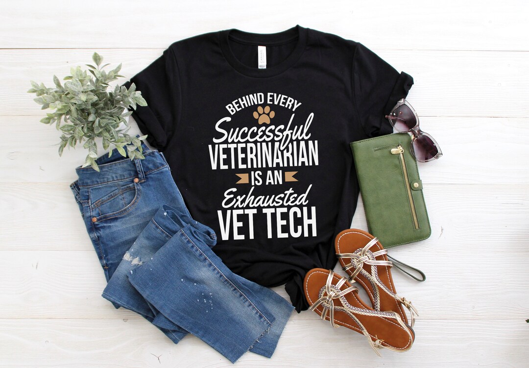 Behind Every Successful Veterinarian is an Exhausted Vet Tech - Etsy