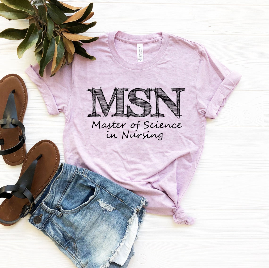 MSN T-shirt Master of Science in Nursing Graduate School - Etsy