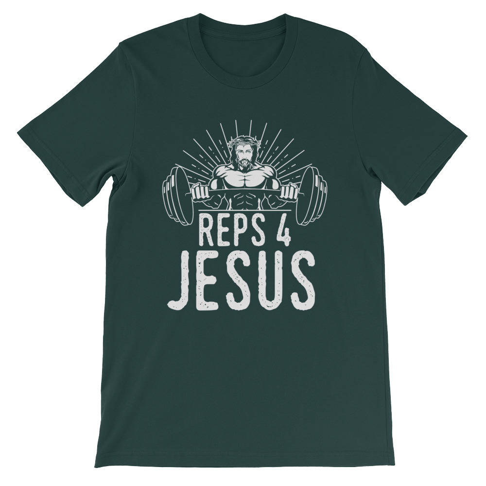 Reps 4 Jesus T-shirt Funny Gym Tee Weightlifting Shirt - Etsy