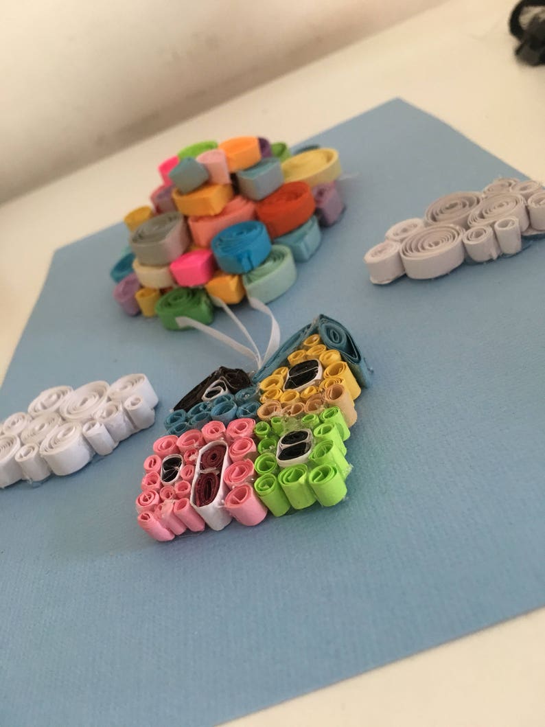 Disney up House, Balloons Paper Quilling - Etsy
