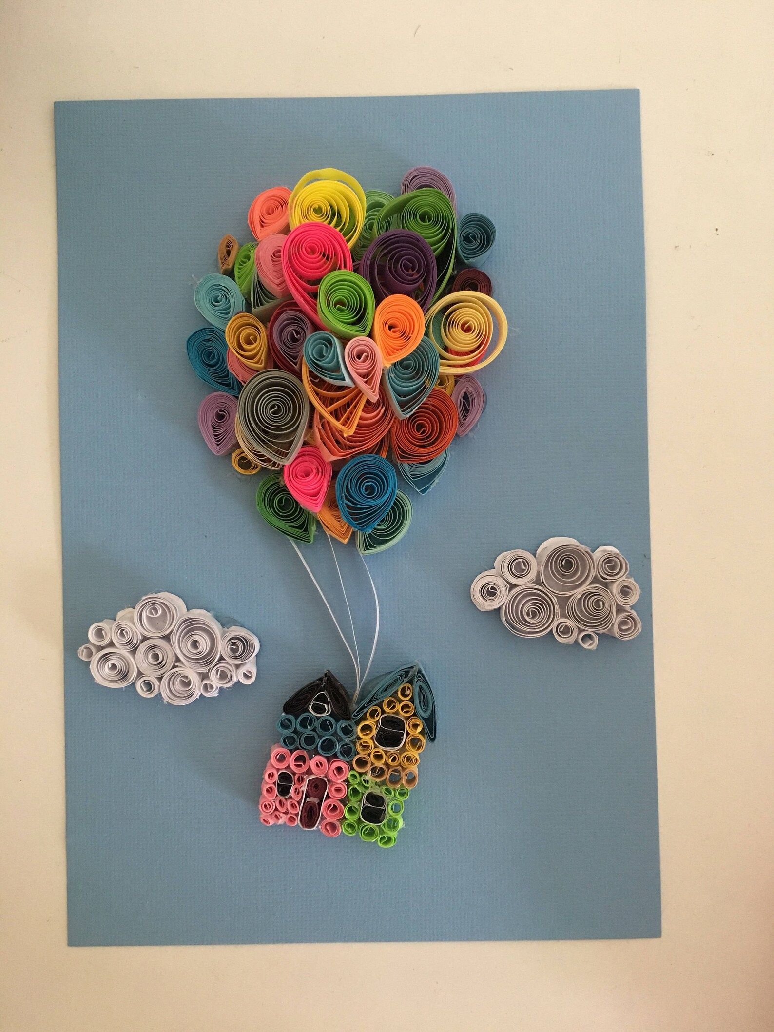 Disney up House, Balloons Paper Quilling - Etsy