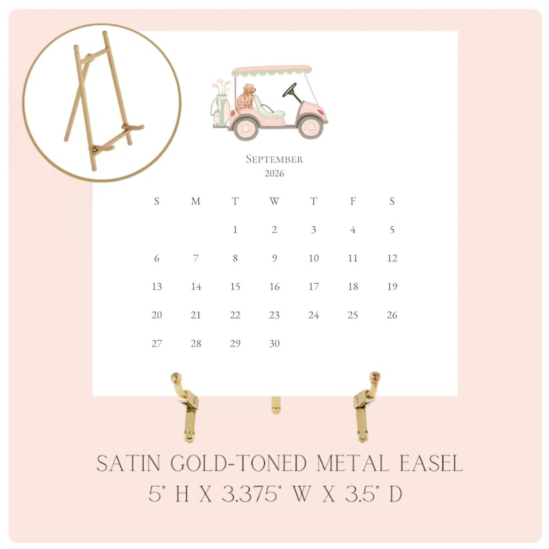 2026 Hand-sparkled Desk Calendar: Artisan Glitter Detail - Luxe Gift ...