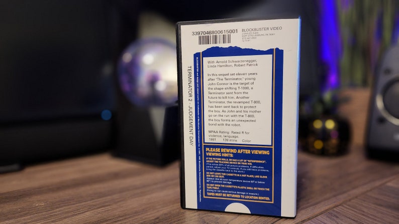 Blockbuster VHS Case With Custom Printed Movie Insert Etsy