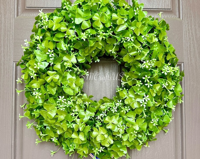 St. Patrick’s Day Wreath for Front Door, Wreath for St. Patrick’s Day ...