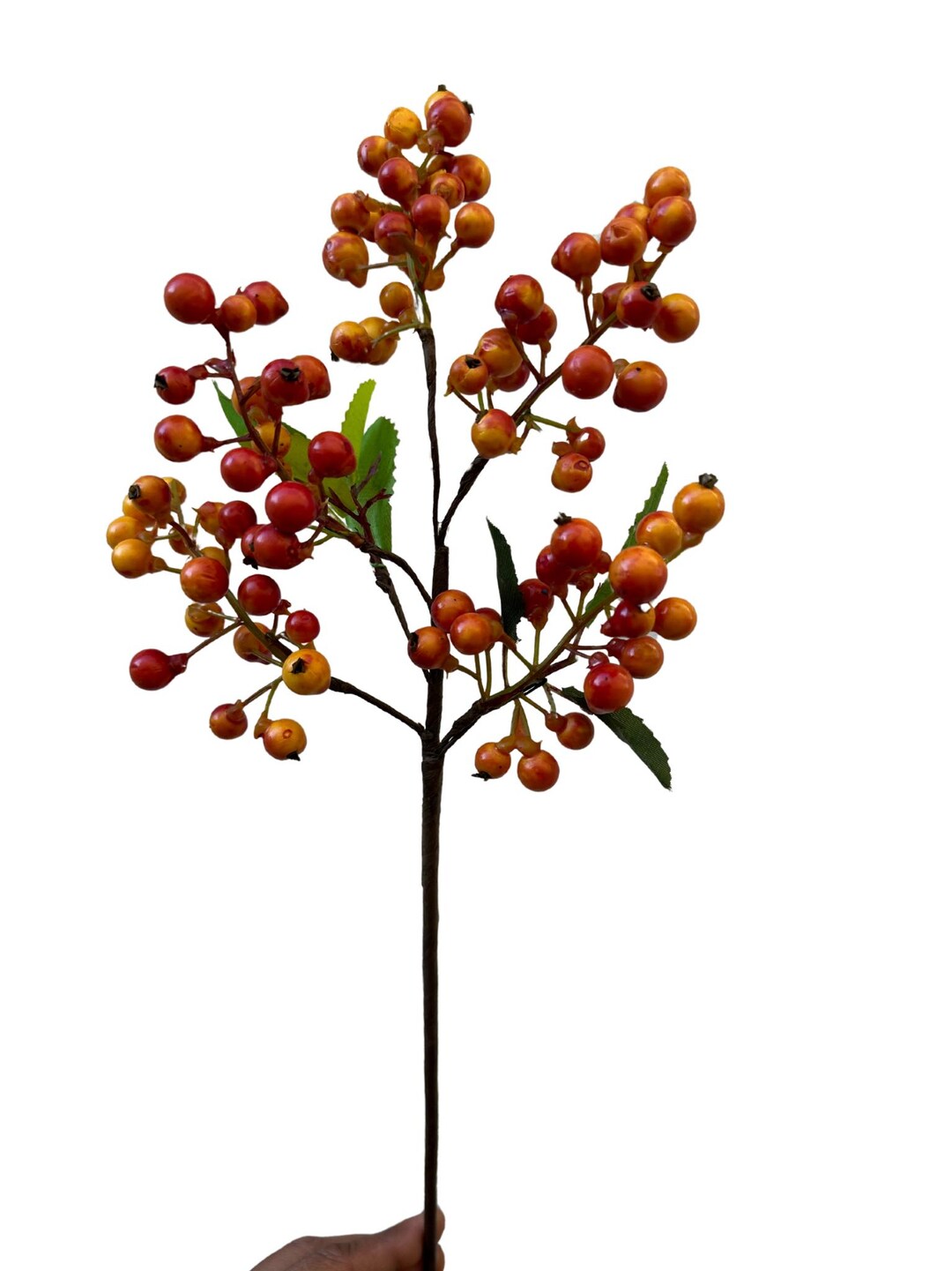 Faux Fall Berry Stems / Artificial Autumn Berries for Wreath Making or ...