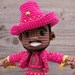 Rapper Crochet Doll Pattern: Pink Cowboy Suit Amigurumi (PDF Pattern ...