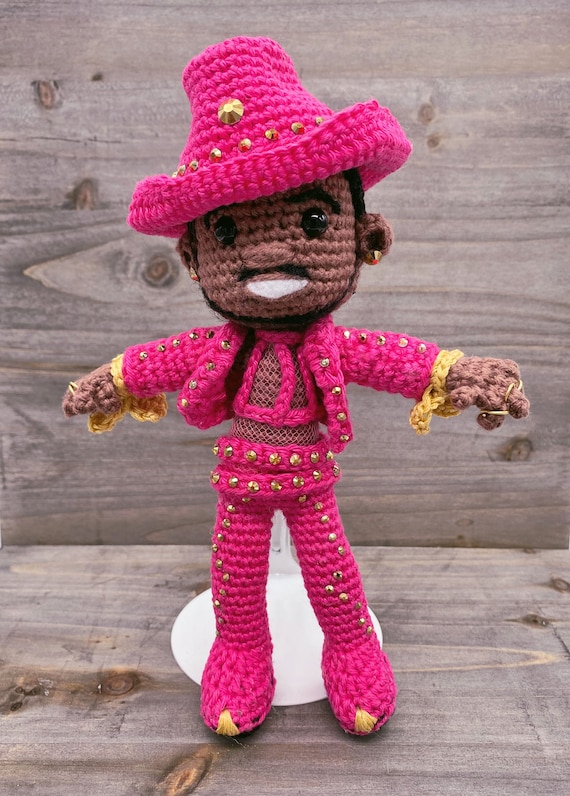 Pattern ONLY Rapper Inspired Crochet Doll Amigurumi Wearing | Etsy
