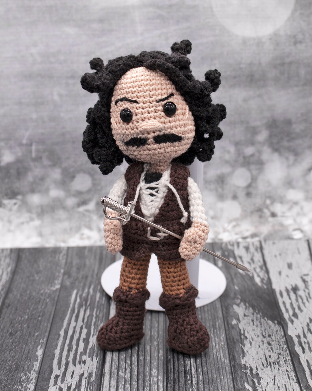 Spanish Swordsman Crochet Doll Pattern: Easy Amigurumi (digital ...