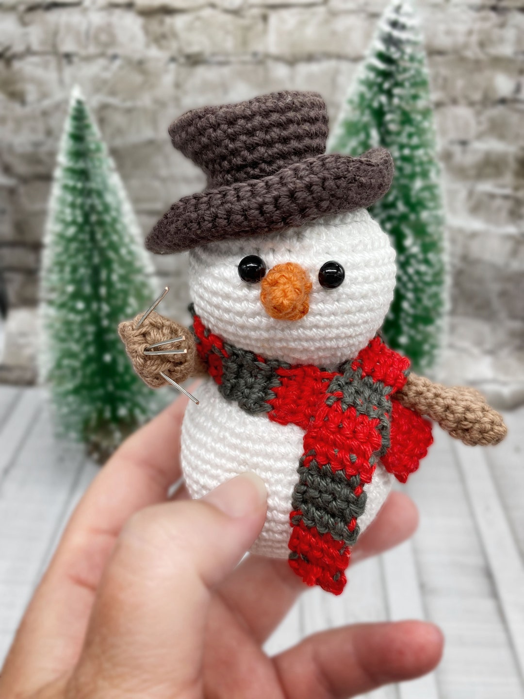Fred the Horror Snowman Pattern Only Nightmare Crochet Amigurumi Horror ...