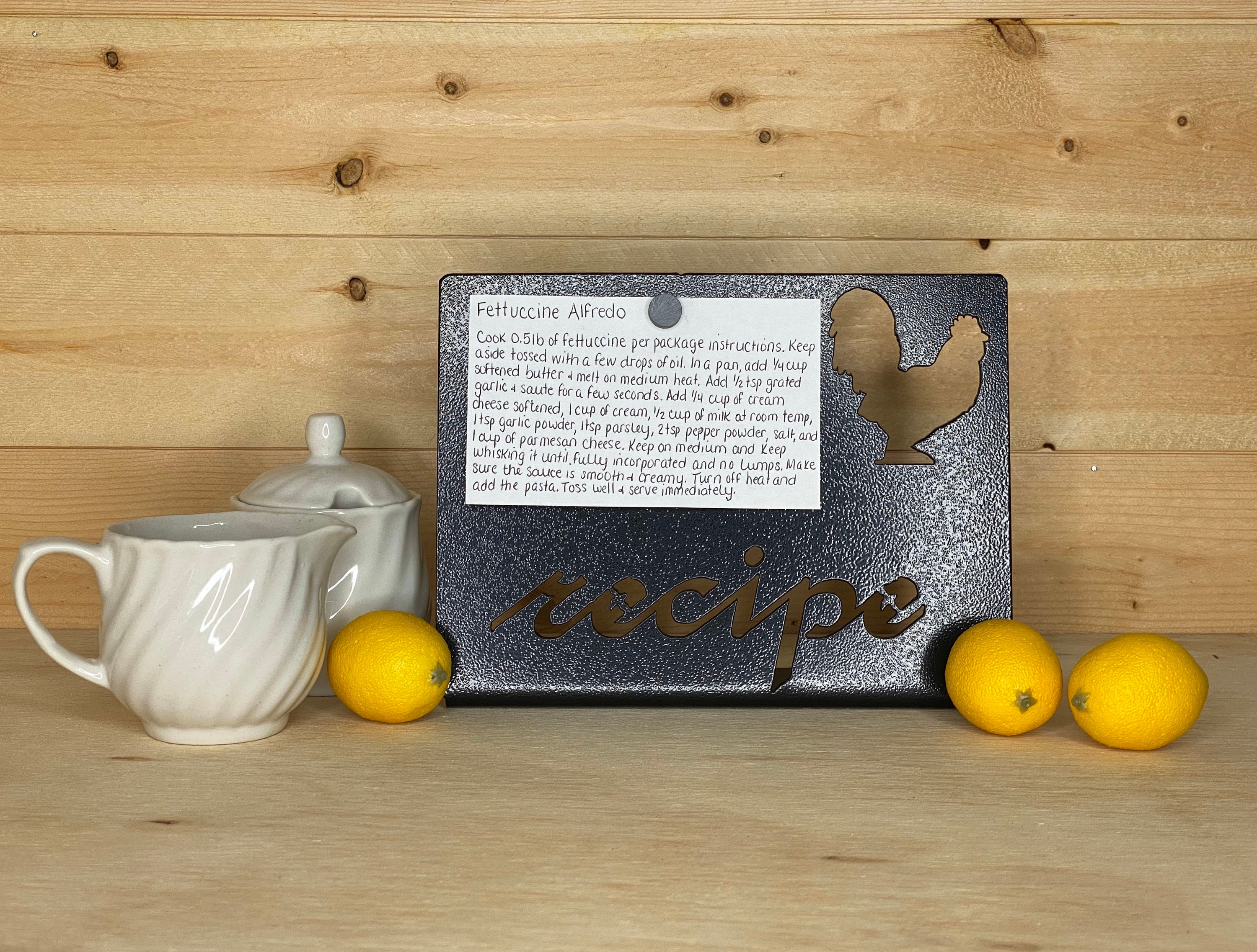 RECIPE CARD HOLDER metal recipe holder recipe card holder | Etsy