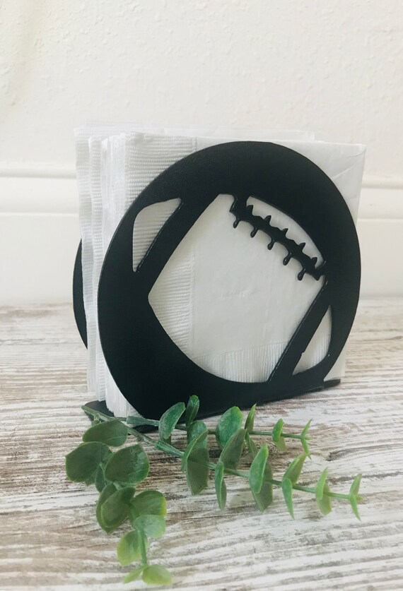 FOOTBALL Napkin Holder Napkin Holder Kitchen Decor Metal - Etsy