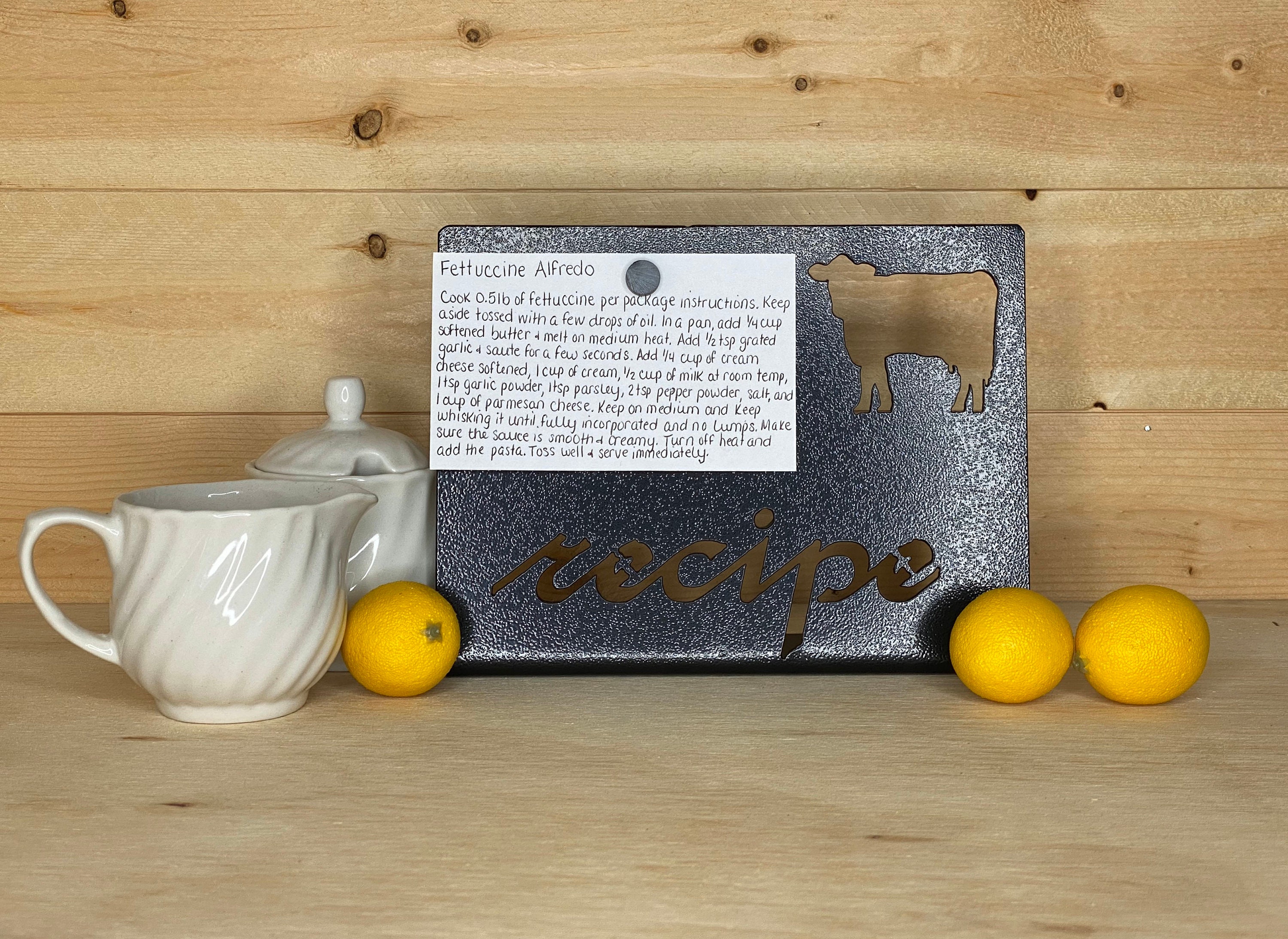 RECIPE CARD HOLDER Metal Recipe Holder Recipe Card Holder | Etsy