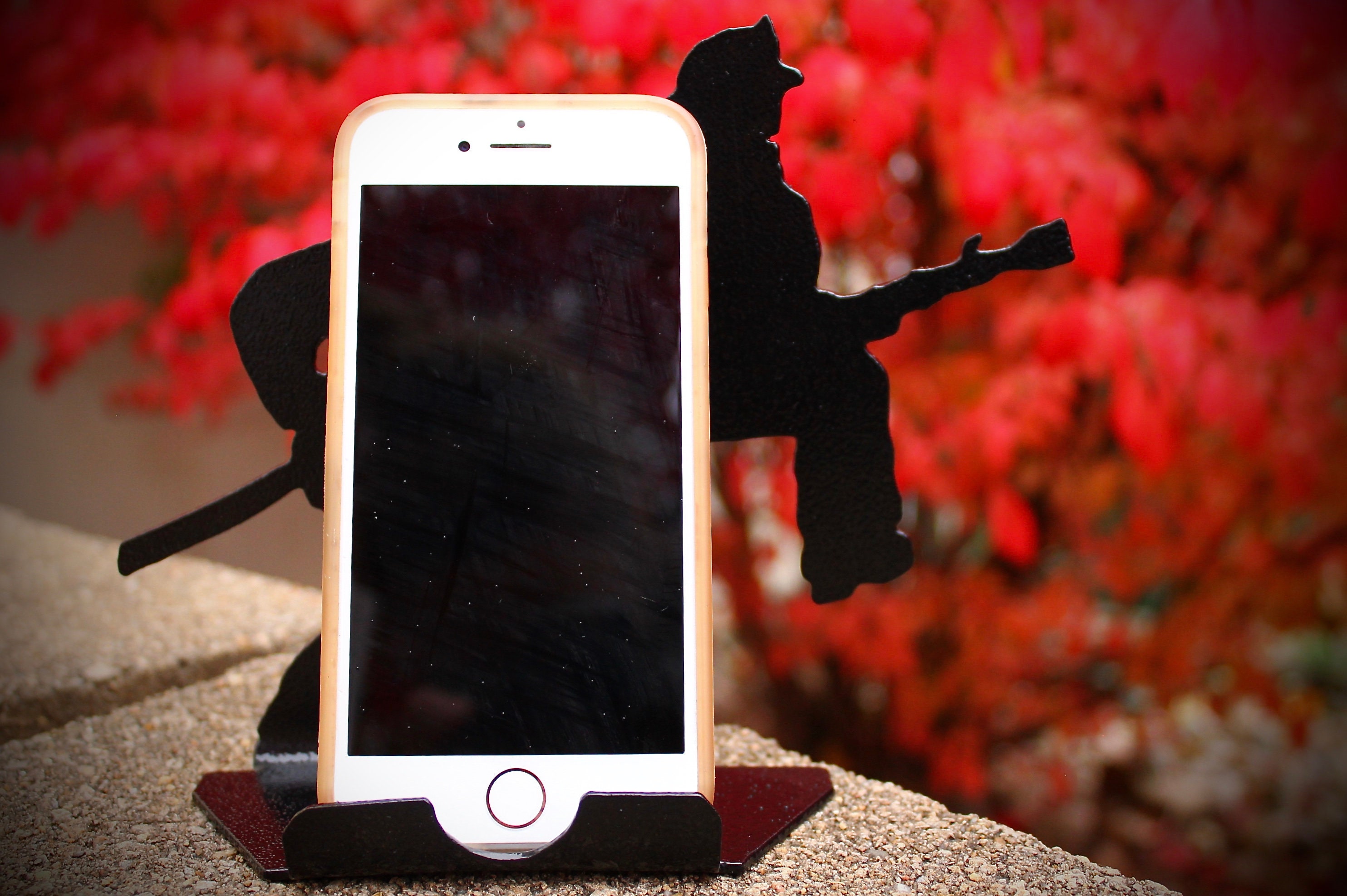 FIREFIGHTER phone holder phone holder phone stand metal | Etsy