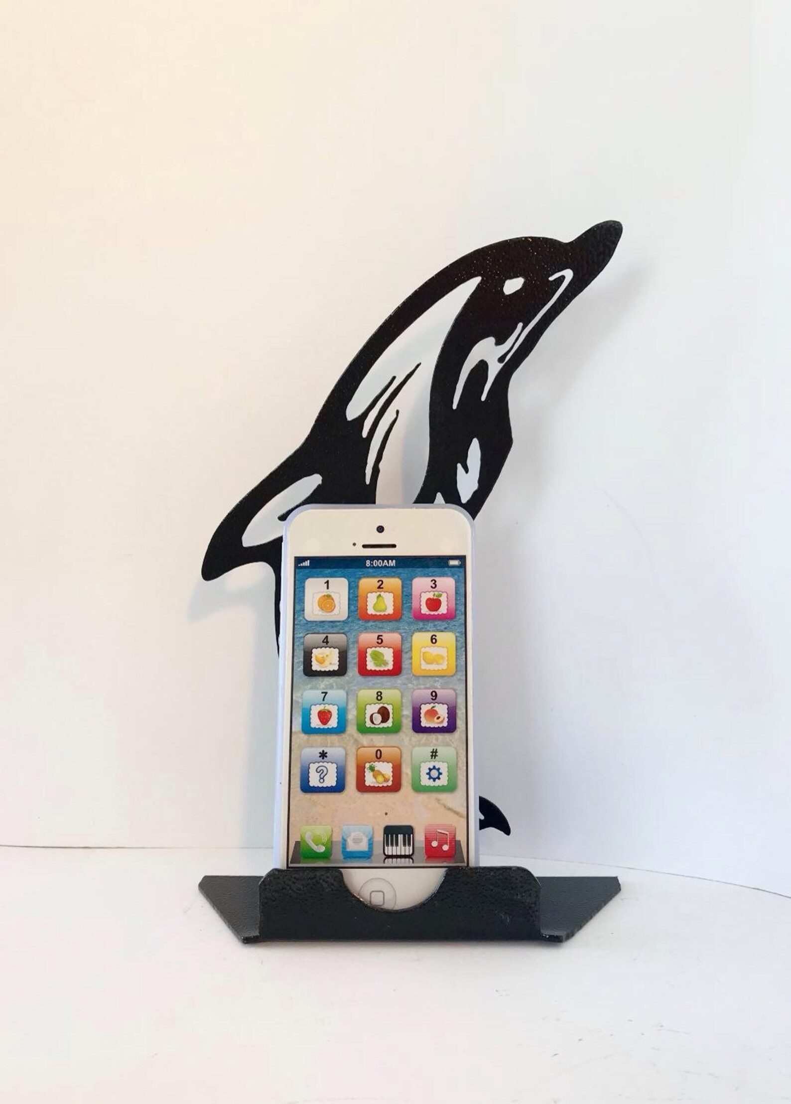 DOLPHIN Phone Holder Phone Holder Phone Stand Metal Phone - Etsy