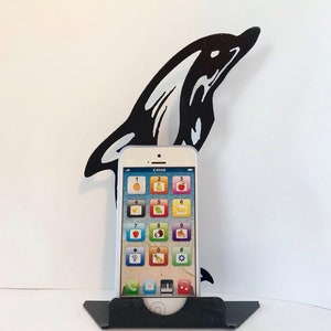 DOLPHIN Phone Holder Phone Holder Phone Stand Metal Phone - Etsy