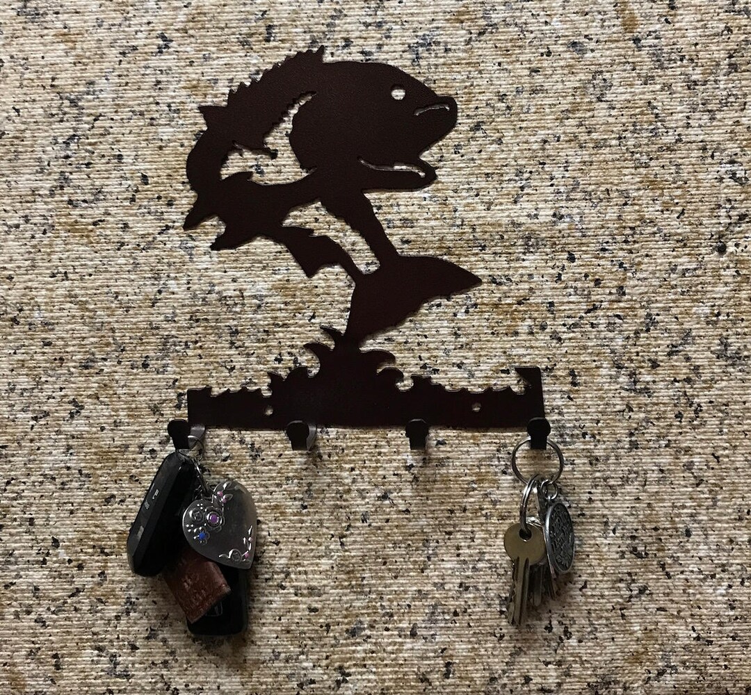 FISH KEY HOLDER Fish Key Holder Key Holder for Wall Metal - Etsy