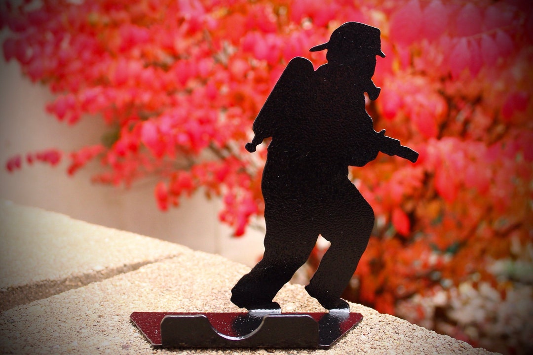 FIREFIGHTER Phone Holder Phone Holder Phone Stand Metal - Etsy