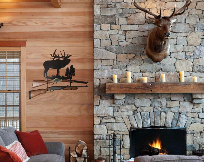 ELK Gun Holder, Hunting, Gun Holder, Hunting Gift for Men, Hunter Gift ...