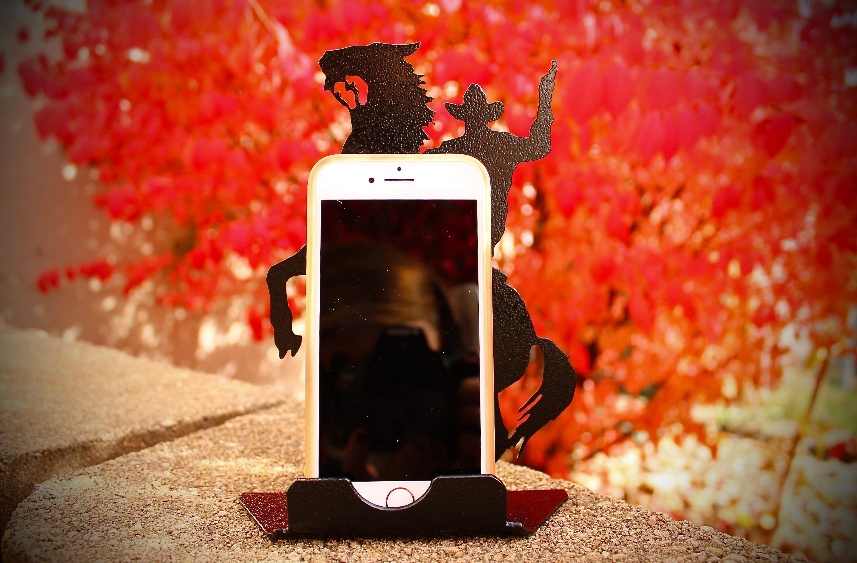 COWBOY Phone Holder Phone Holder Phone Stand Metal Phone - Etsy