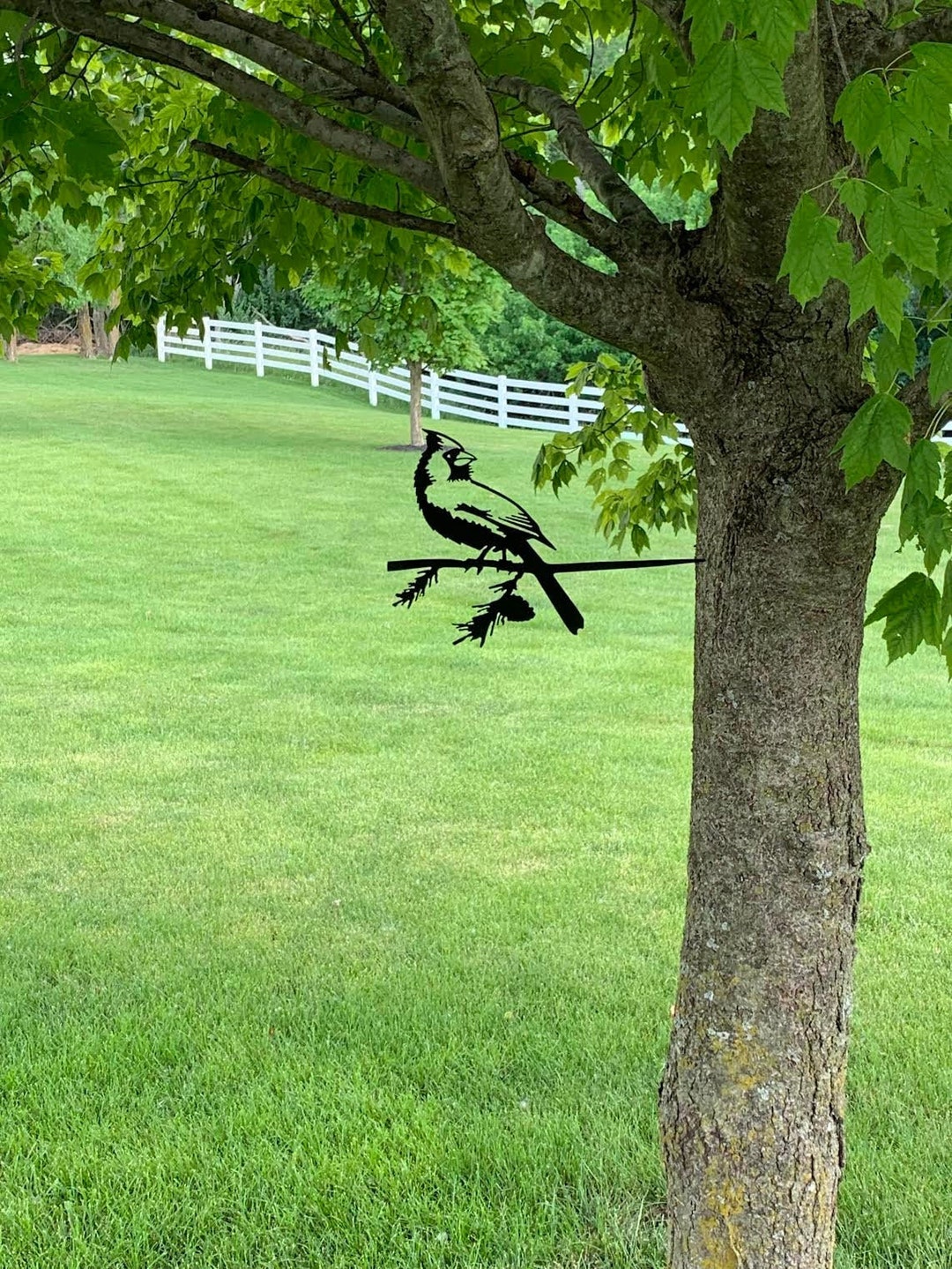 CARDINAL Metal Tree Stake Tree Stake Tree Stakes Tree - Etsy Canada