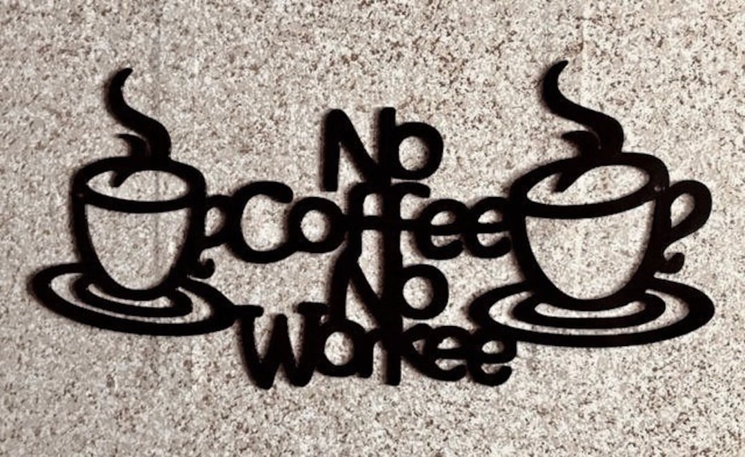 COFFEE Metal Art Metal Art Metal Wall Art Metal Wall Decor - Etsy