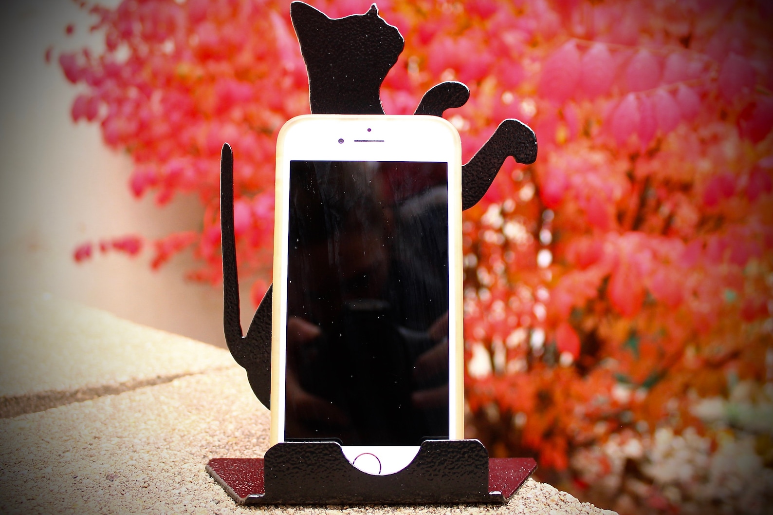 CAT Phone Holder Phone Holder Phone Stand Metal Phone - Etsy