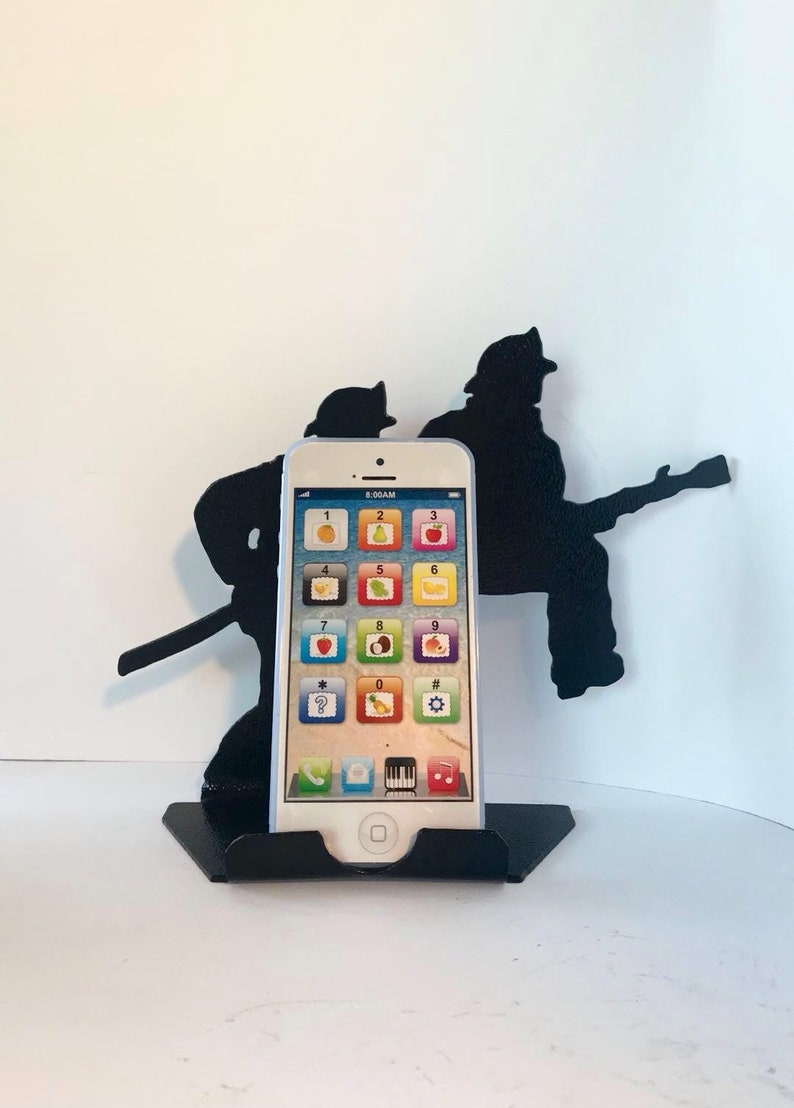 FIREFIGHTER Phone Holder Phone Holder Phone Stand Metal - Etsy