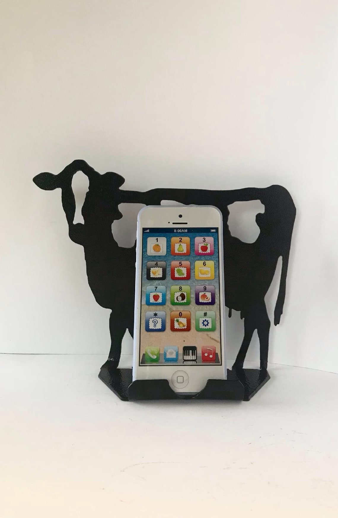 SPOTTED COW phone holder phone holder phone stand metal | Etsy