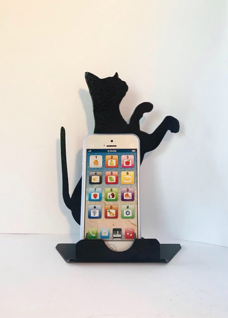 CAT Phone Holder Phone Holder Phone Stand Metal Phone - Etsy