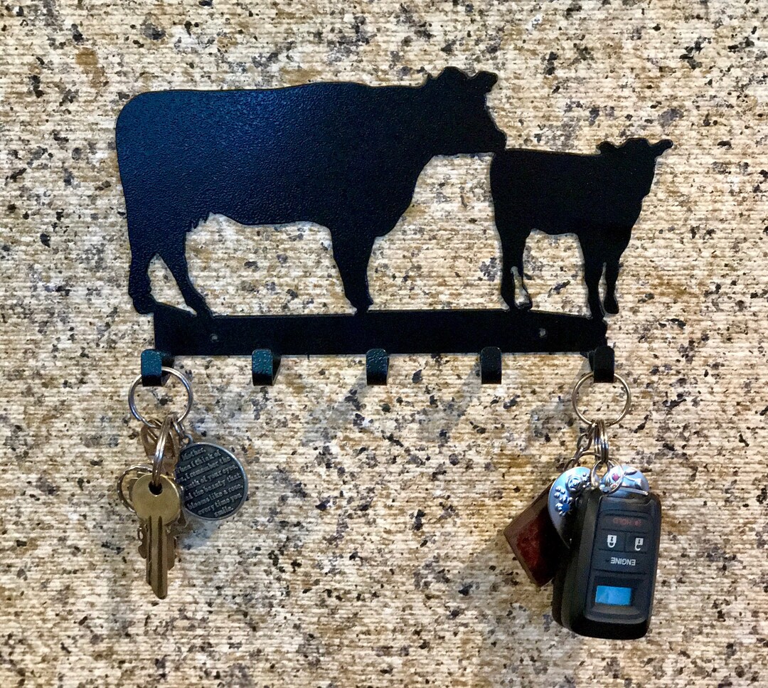 COWS KEY HOLDER Key Holder Key Holder for Wall Metal Key - Etsy