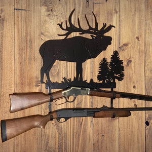 ELK Gun Holder, Hunting, Gun Holder, Hunting Gift for Men, Hunter Gift ...