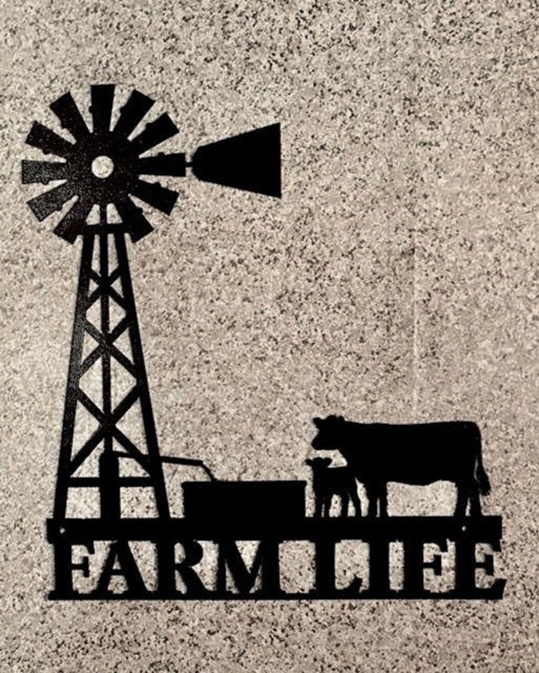 FARM LIFE Metal Art Metal Wall Art Metal Wall Decor - Etsy