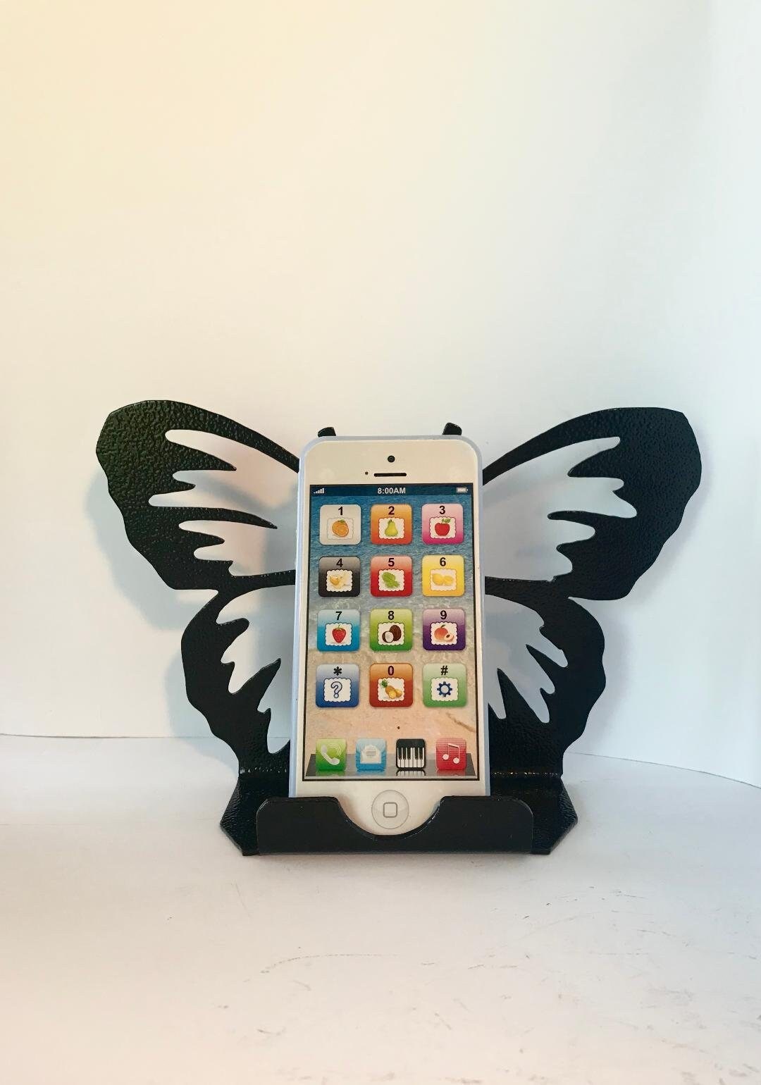 BUTTERFLY phone holder phone holder phone stand metal phone | Etsy