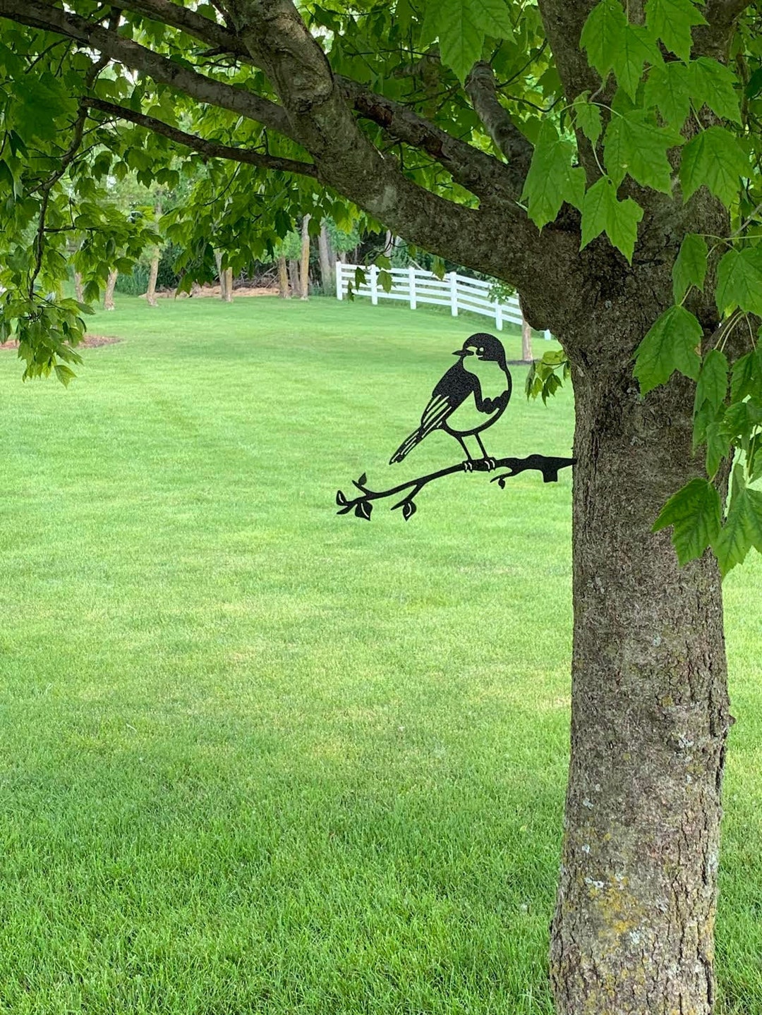 ROBIN Metal Tree Stake, Tree Stake, Tree Stakes, Tree Decor, Tree ...