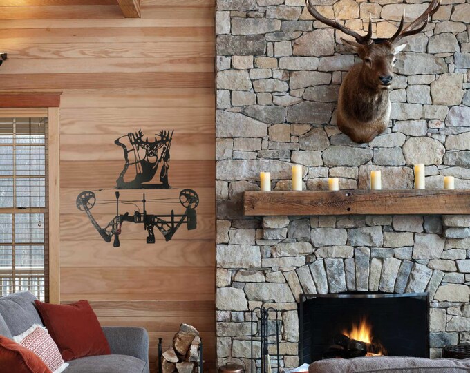 DEER Hunting Bow Holder, Hunting, Deer, Hunting Gift for Men, Hunter ...