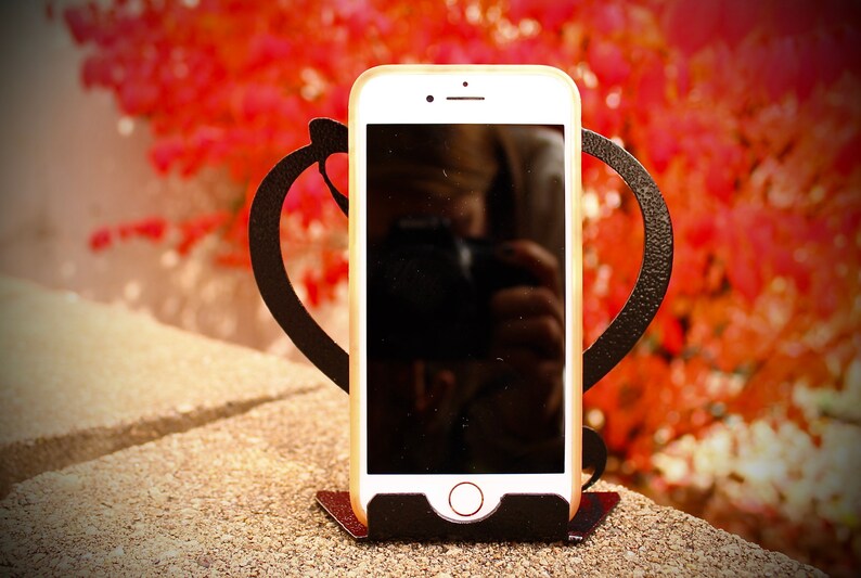 MUSIC HEART Phone Holder Phone Holder Phone Stand Metal - Etsy